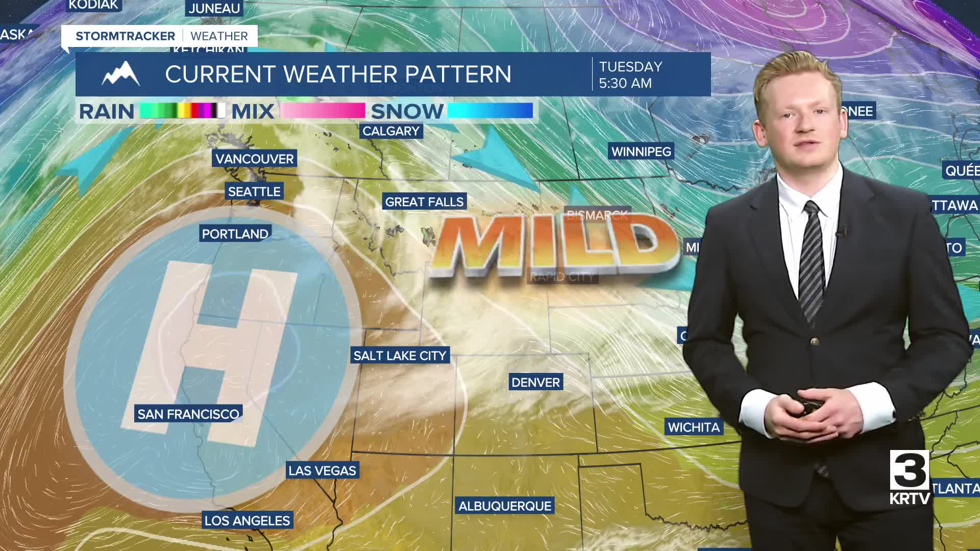 Mild and mostly dry weather pattern persists across Montana - Tuesday ...