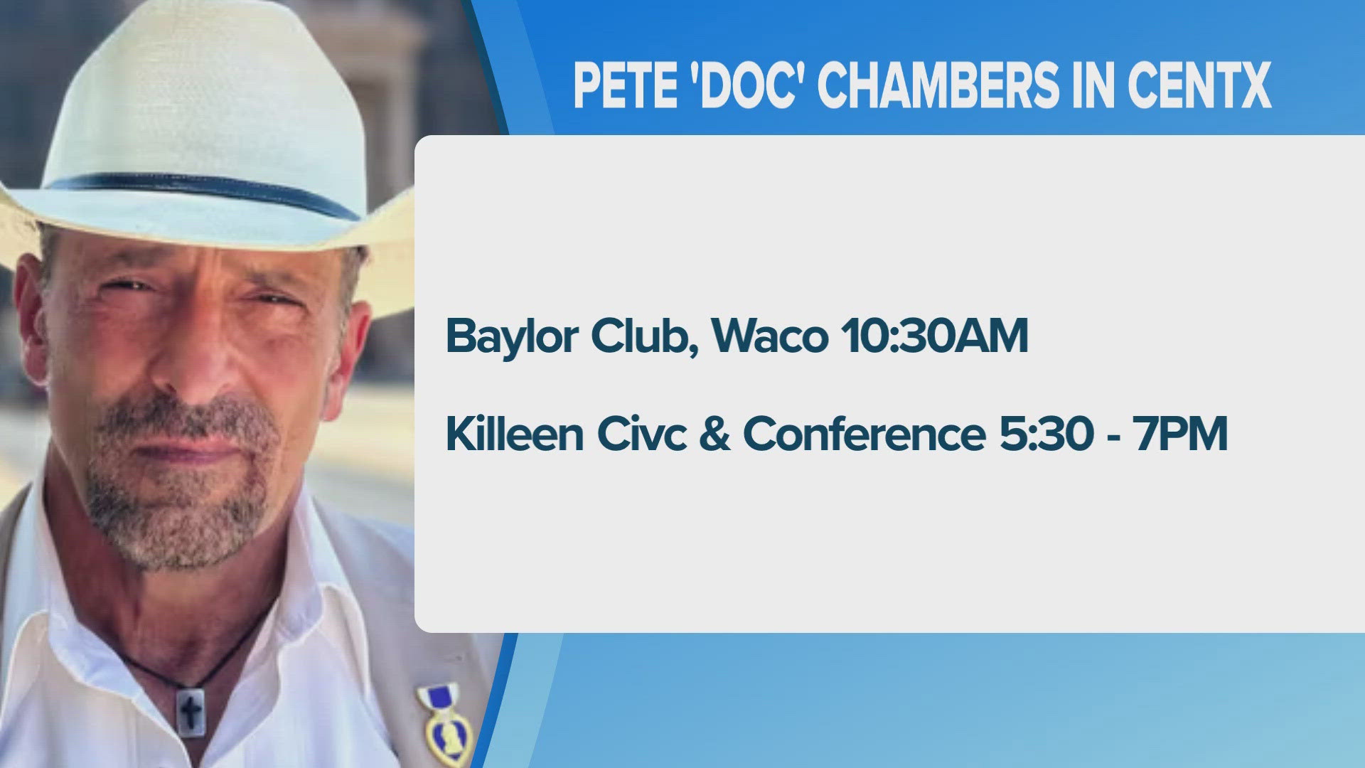 Republican gubernatorial candidate Dr. Pete Chambers visits Central ...