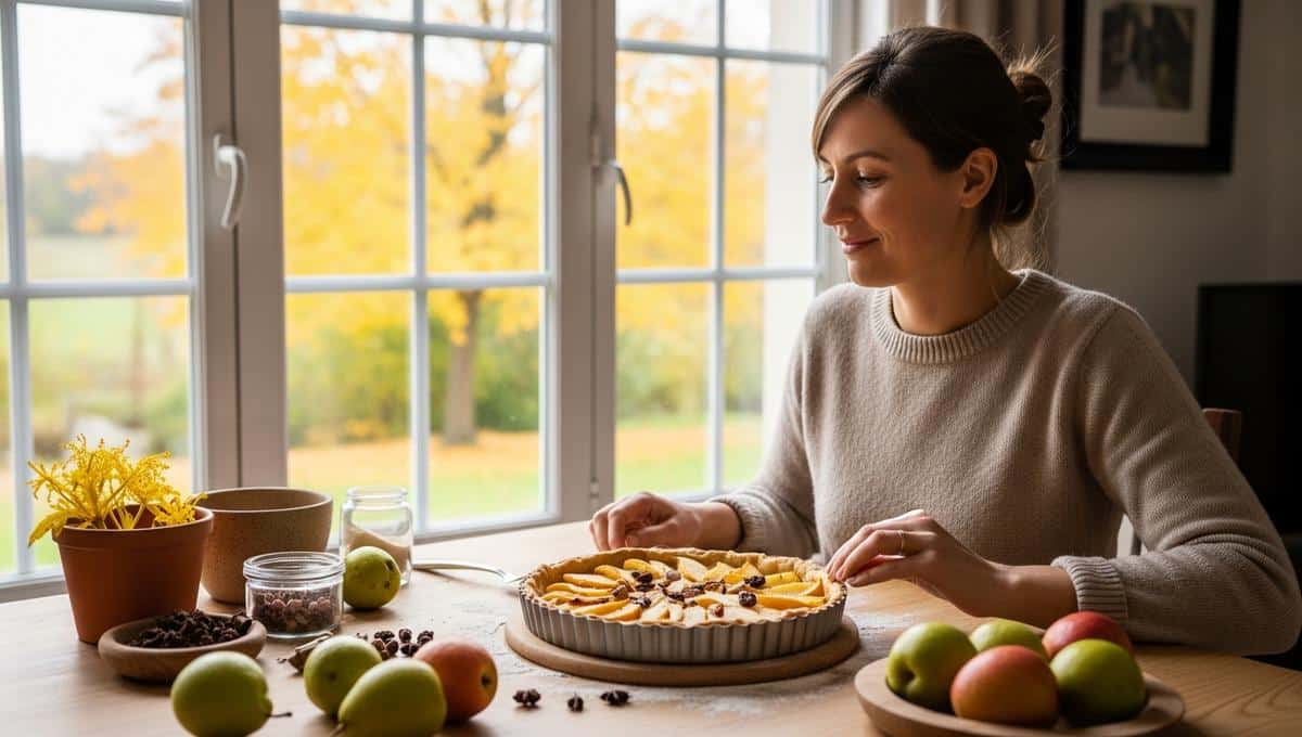 Apple-pear hazelnut tart delivers spiced crunch for a cozy, fruity ...