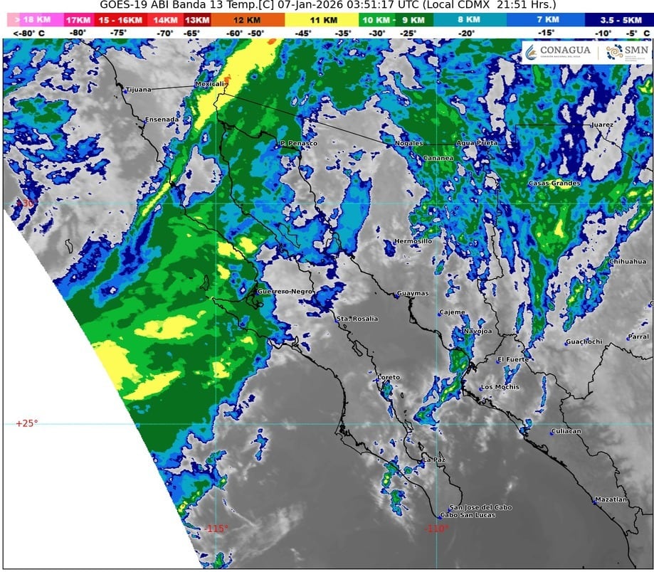 Estos son todos los frentes frios que faltan por llegar entre enero y ...