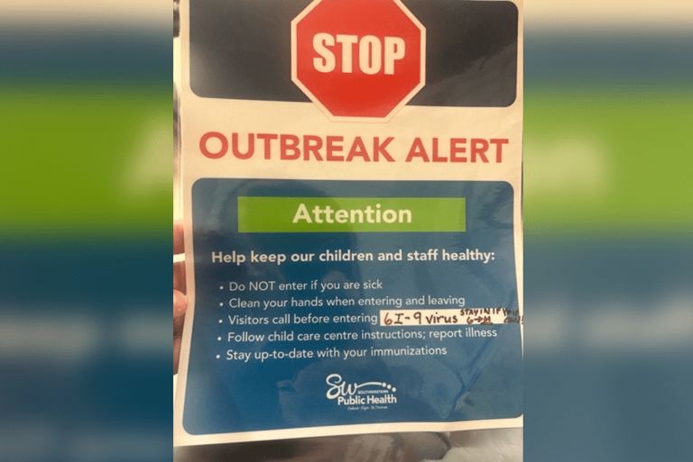 Ontario health unit warns of forged poster about fake outbreak