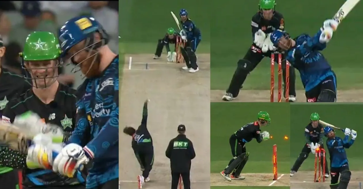 Watch: Mind games from Sam Harper lead to Lloyd Pope’s wicket in BBL|15