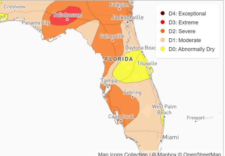 Drought across Florida impacting almost 15 million residents. What to know