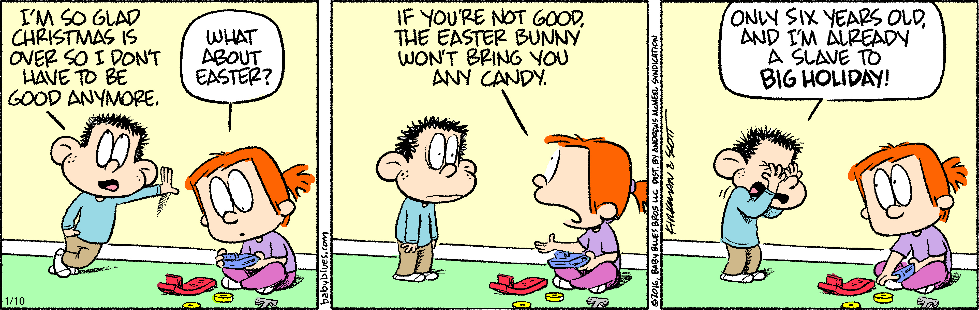 Baby Blues by Rick Kirkman and Jerry Scott