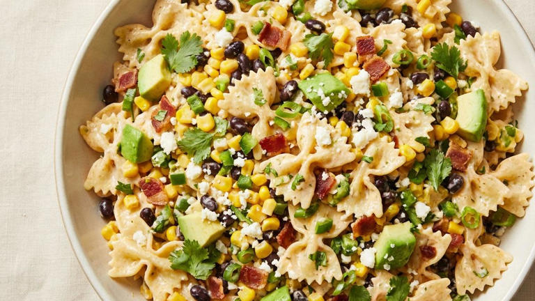 Street corn pasta salad