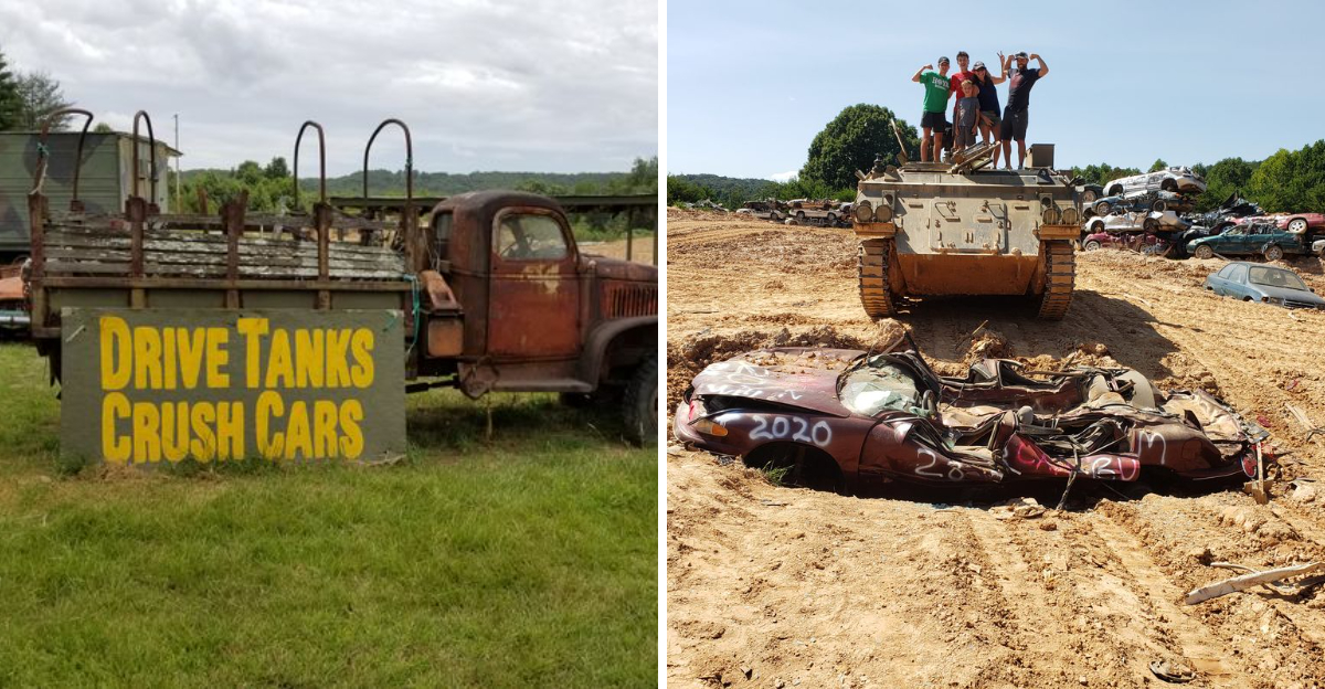 In Georgia, there’s an adventure park where you can drive a real 16-ton ...