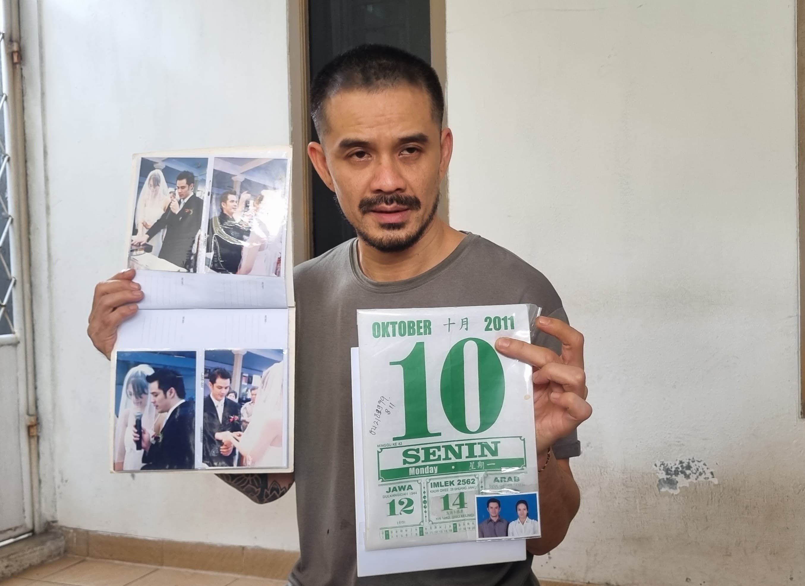 Roby Tremonti tunjukkan foto pemberkatan nikah, benarkan keluarga ...