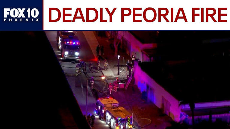 Man, woman found dead in fire at Peoria senior living community
