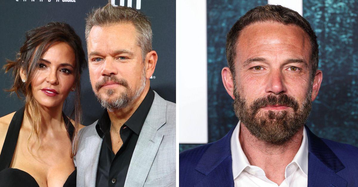 Matt Damon's wife Luciana was initially drawn to 'cute' Ben Affleck ...