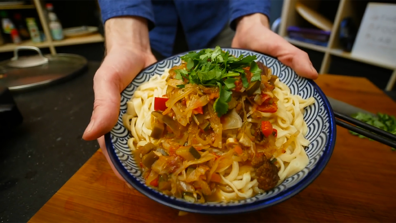 Discovering lagman: A different style of hand pulled noodles