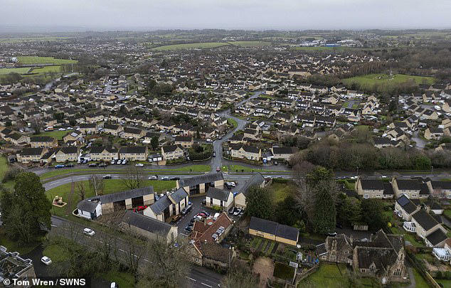 Fury at plans to build 150 homes next to village which inspired Charles ...