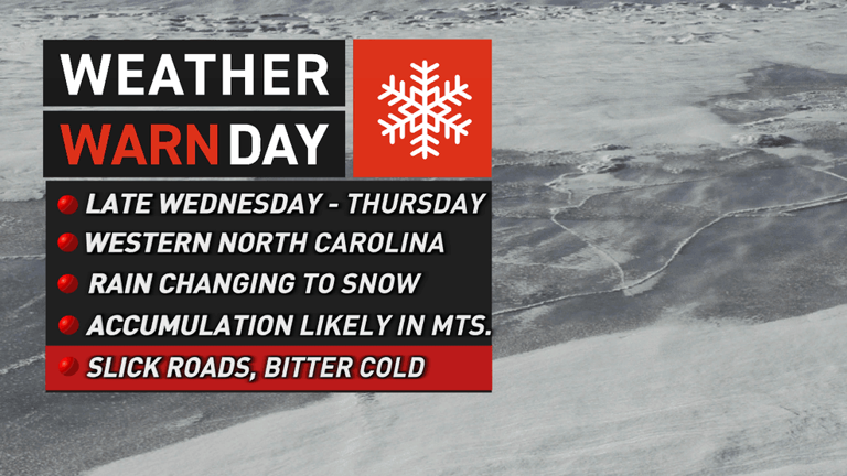 Weather Warn Day issued for late Wednesday into Thursday for snow ...