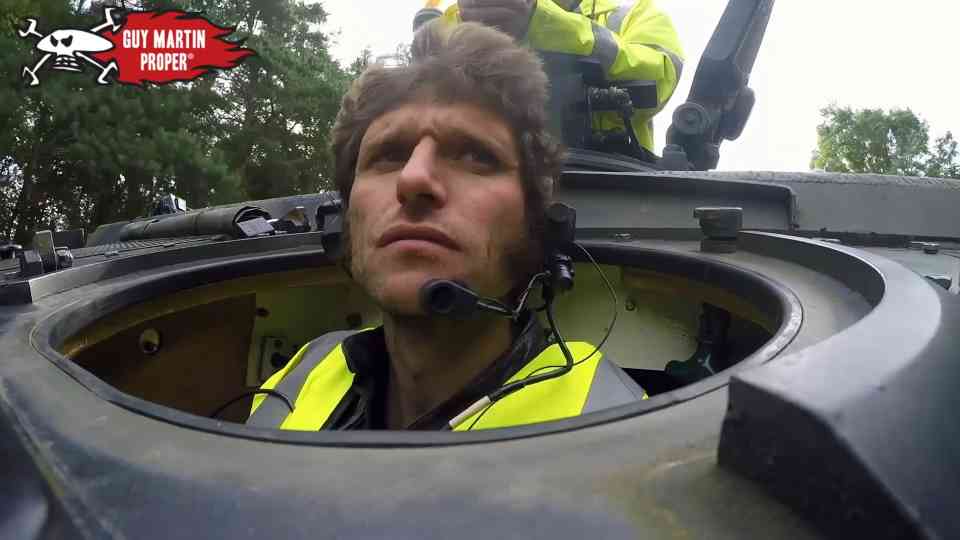 Why he built a WW1 tank replica just to drive it in a parade