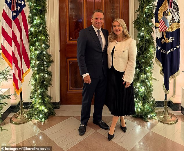 Karoline Leavitt flaunts growing baby bump as she prepares to welcome ...