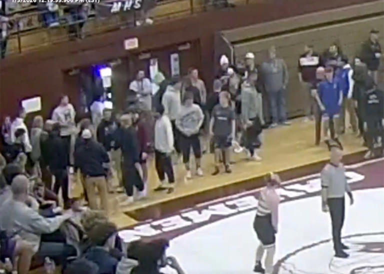 Security footage of Notre Dame coach Marcus Freeman’s incident with ...