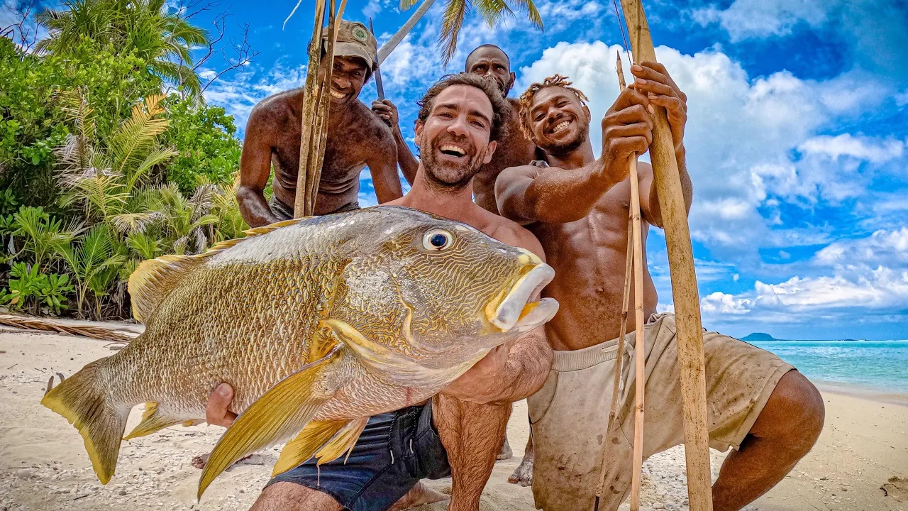 Surviving with what the island offers - and what the people allow