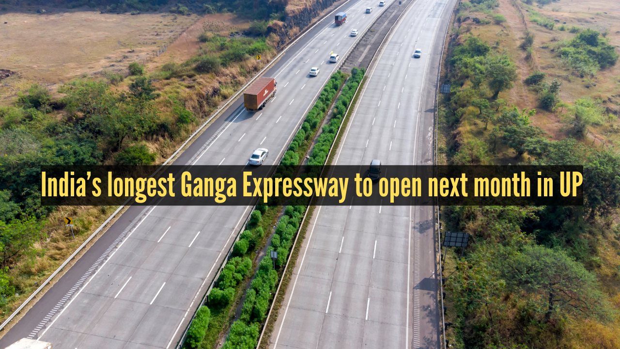 India’s longest Ganga Expressway to open next month in UP: Route ...