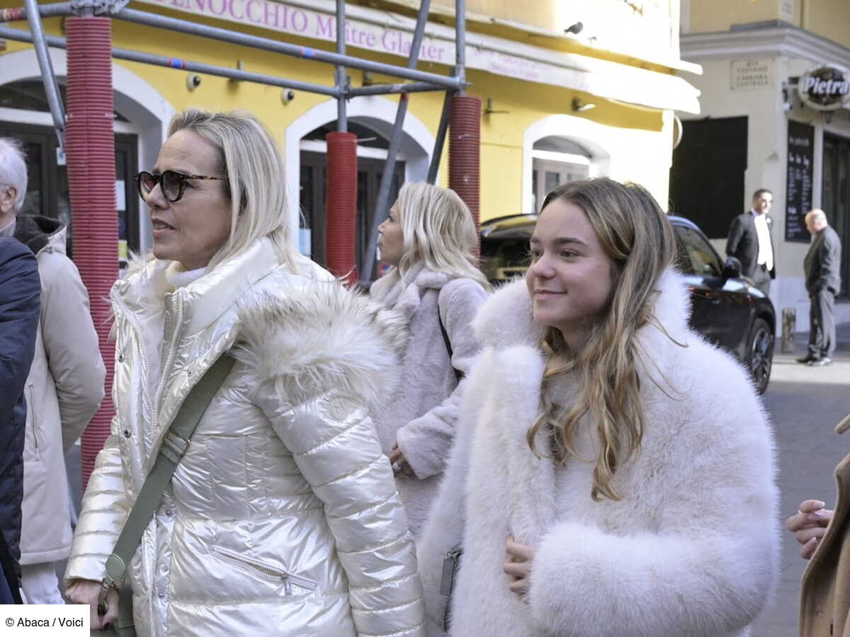 Obsèques d'Evelyne Leclercq : sa fille Céline et sa petite-fille Ondine ...