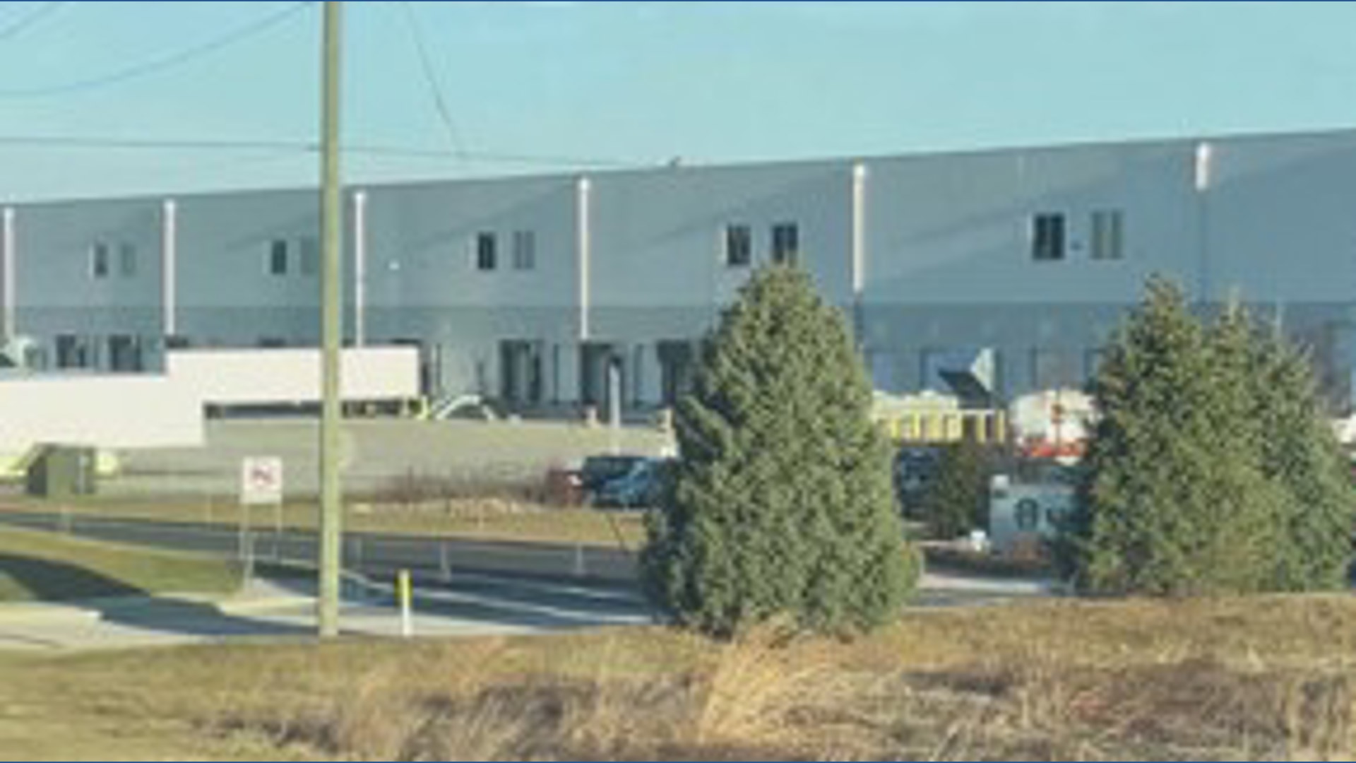 Fire personnel on scene at Starbucks roasting plant in York