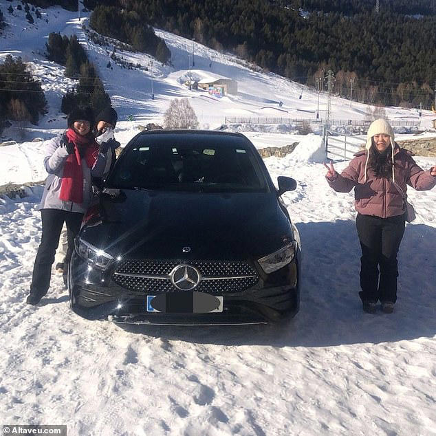 Tourists blindly follow their GPS and end up driving on a ski slope in ...