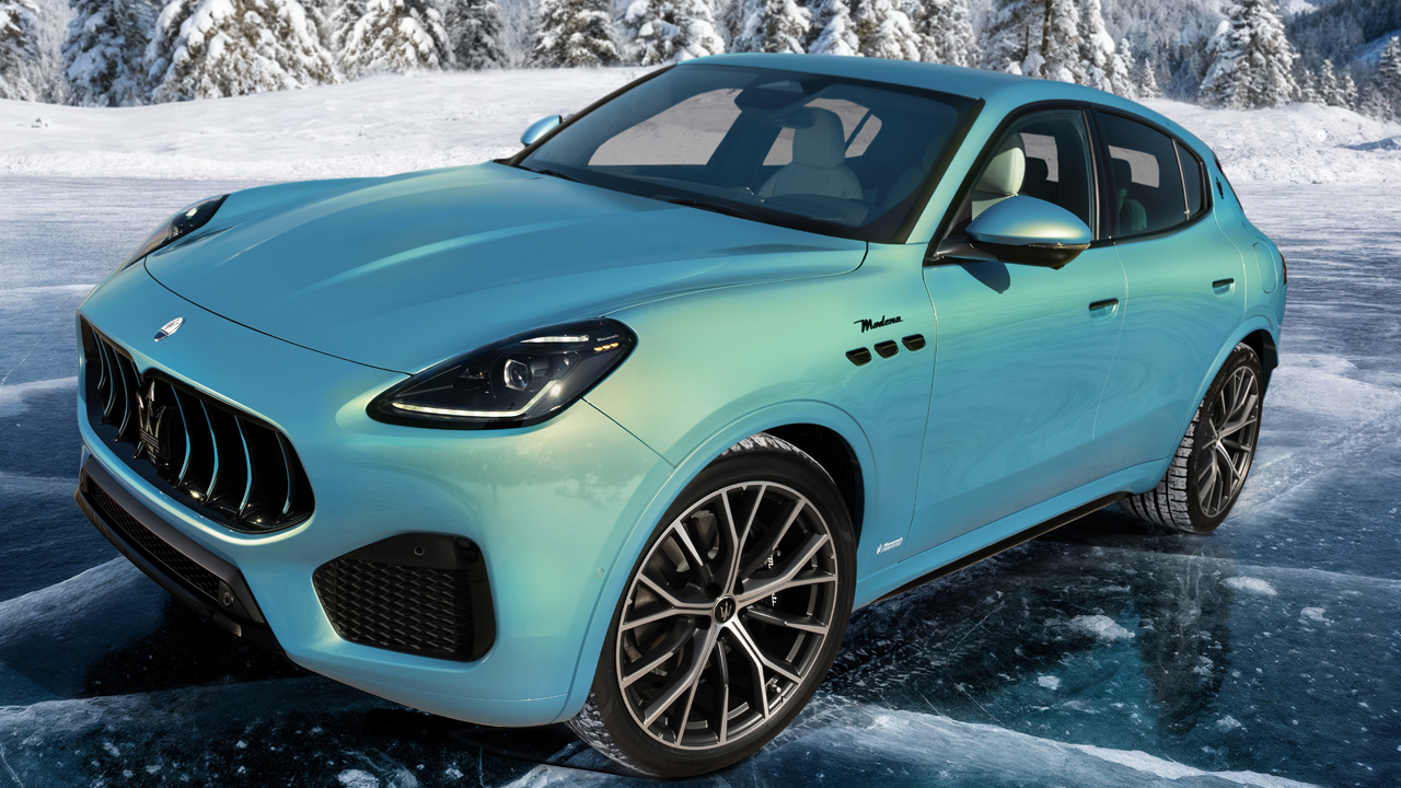 Maserati presenta el Grecale Cristallo, un SUV deportivo con un color ...