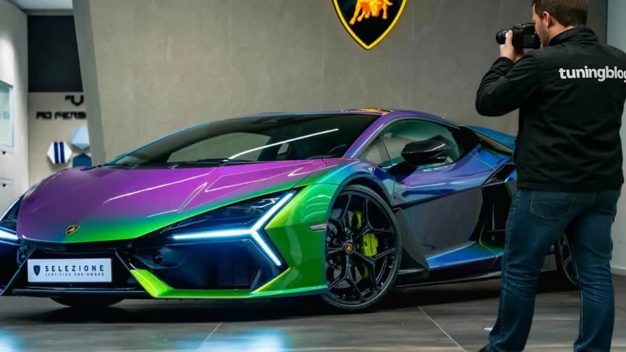 2025 Lamborghini Revuelto mit irrem FlipFlop-Lack – 1.015 PS & 860.000