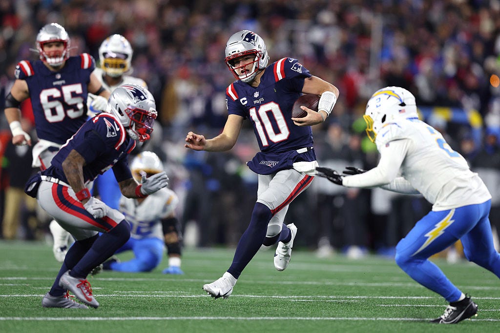 By the numbers: Ranking Drake Maye among 21st century elite quarterback ...