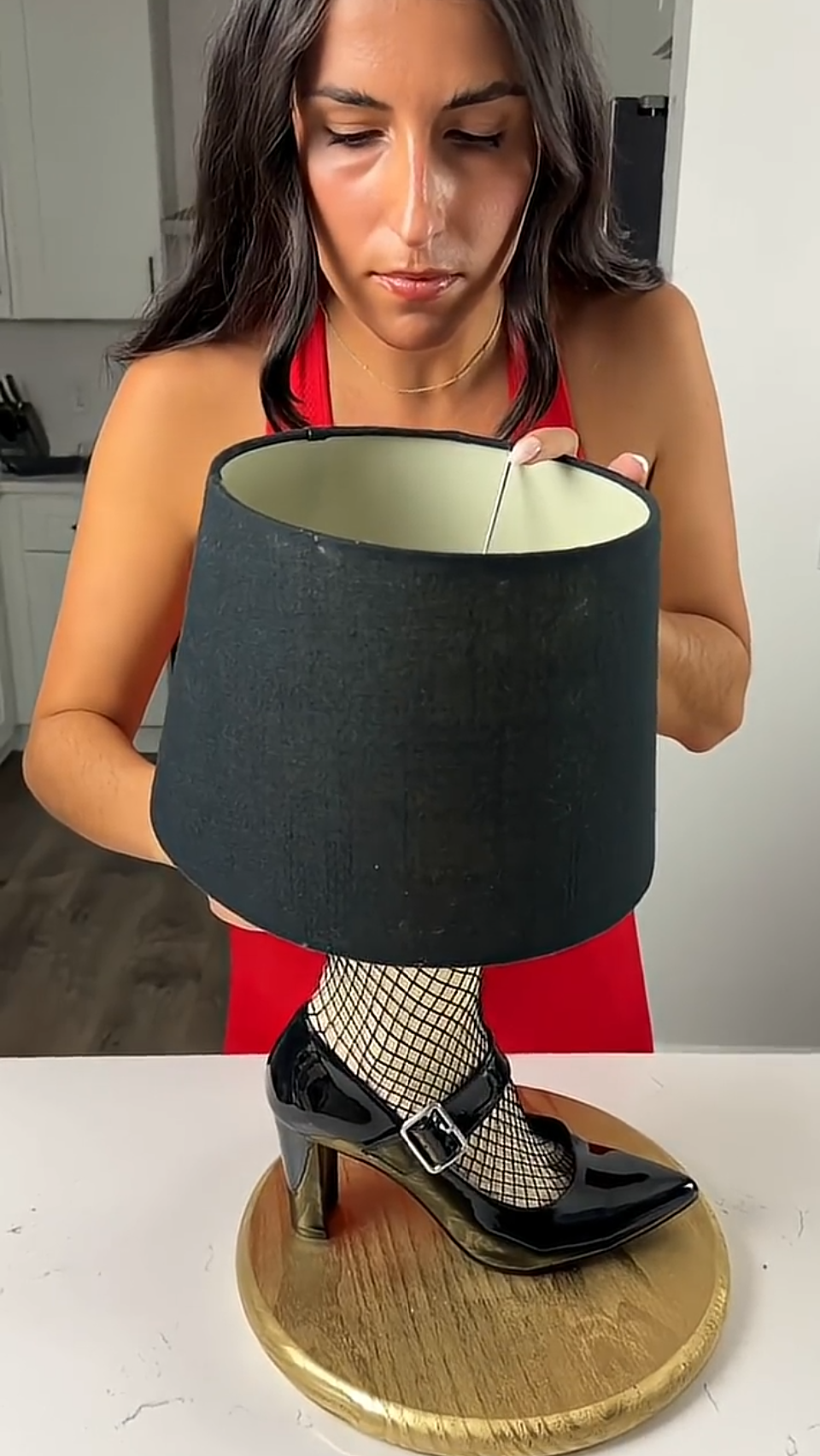 From foot mold to iconic leg lamp transformation