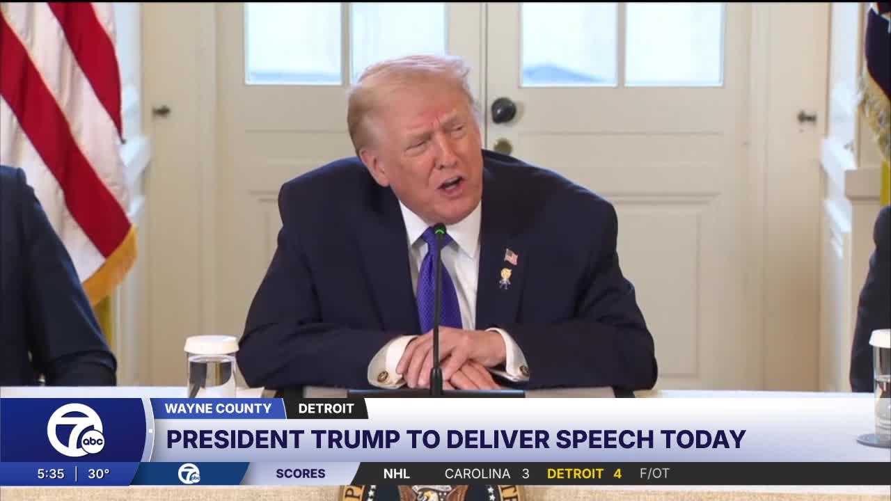 President Donald Trump expected to visit Detroit on Tuesday