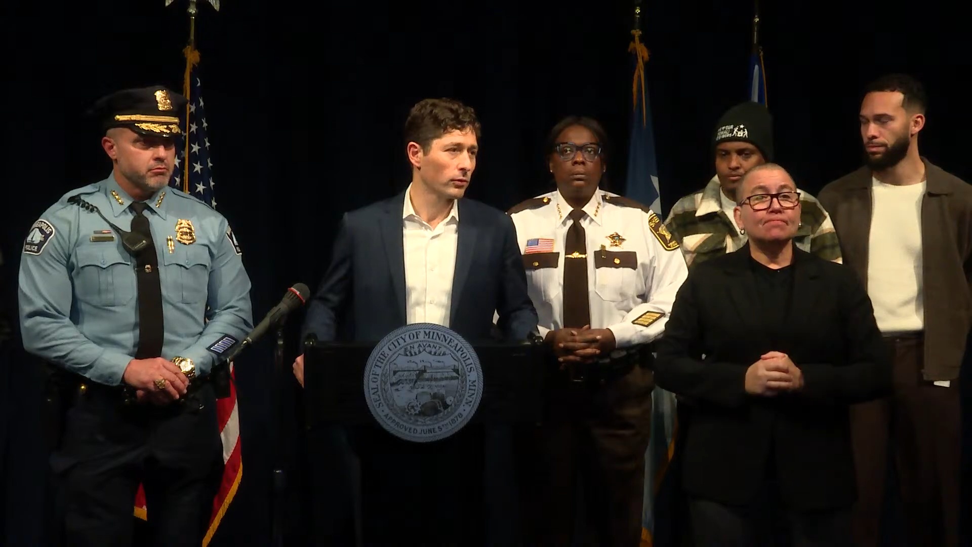 Mayor Frey leads press conference on fatal ICE shooting of Renee Good ...