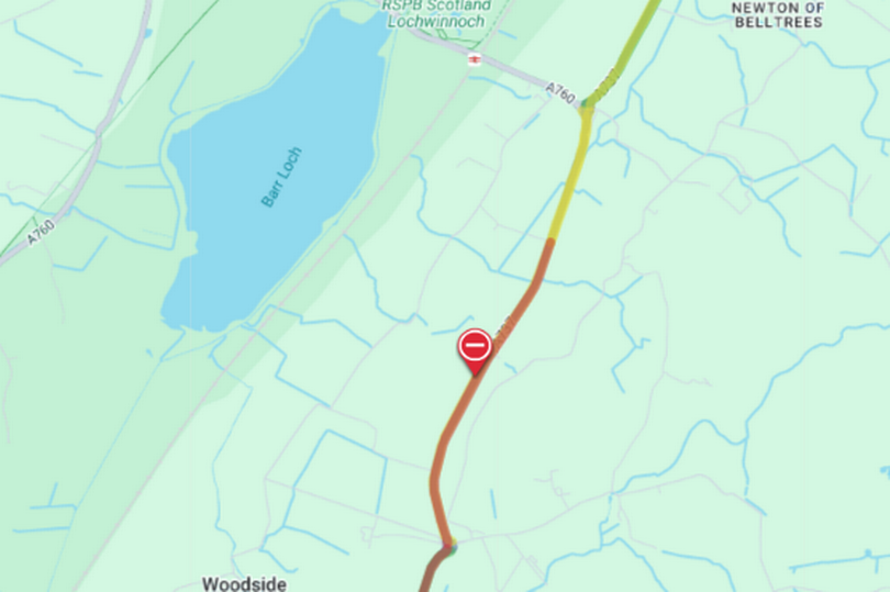 A737 closed in both directions outside Glasgow as drivers warned to ...