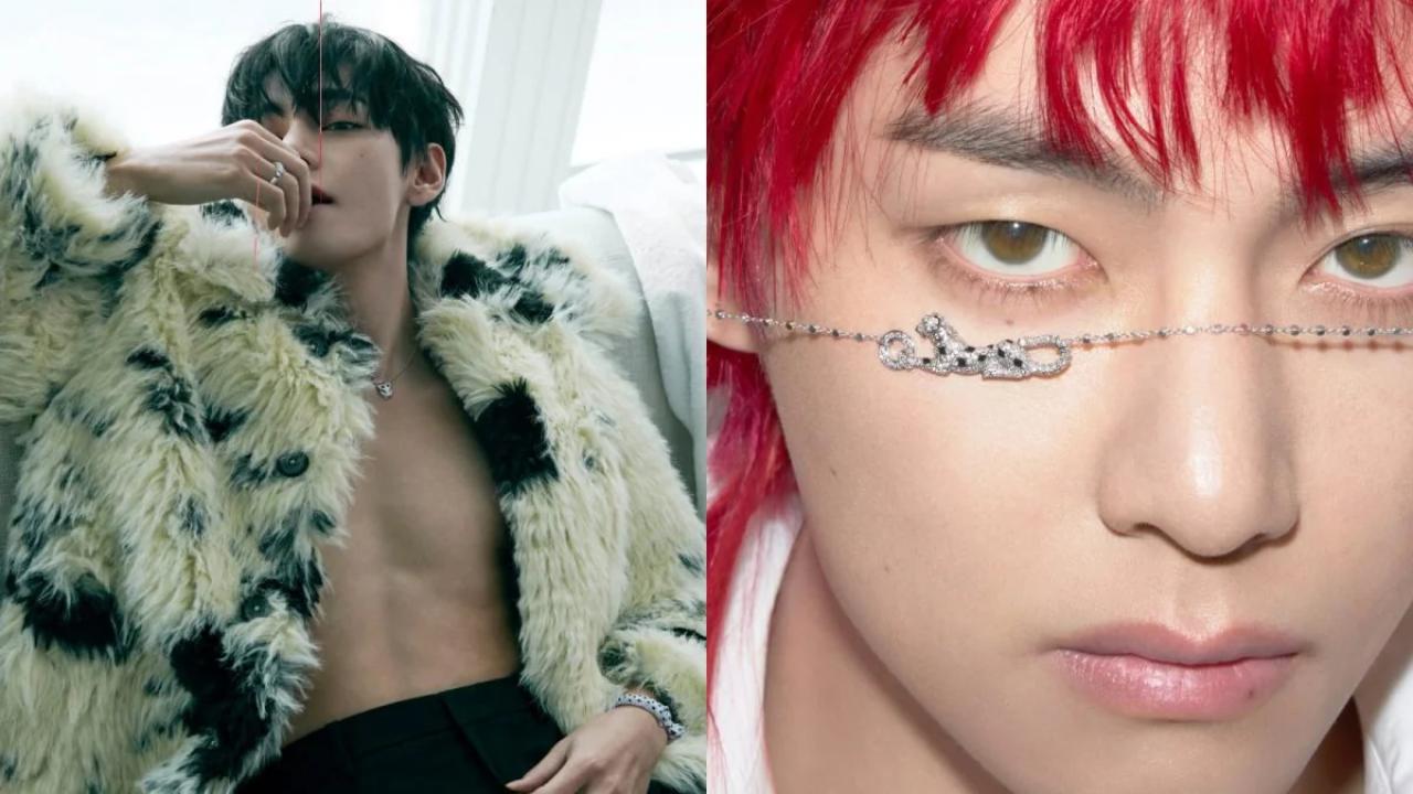 BTS V flaunts red hair and chiseled abs in his recent photoshoot; ARMY ...
