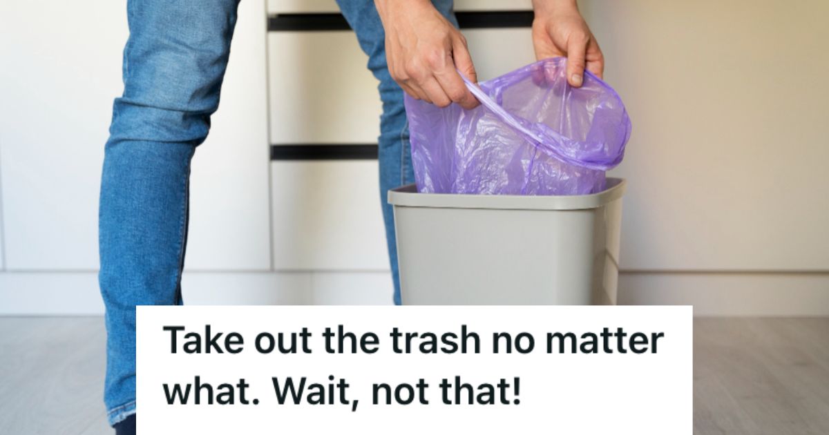 Overbearing mom put teenage son on strict trash duty, so he threw out ...