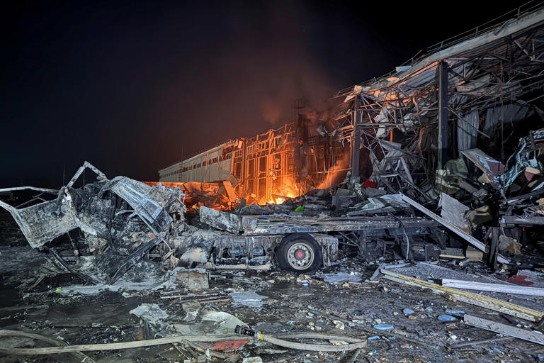 Ukraine live: Multiple oil tankers struck off Russian coast