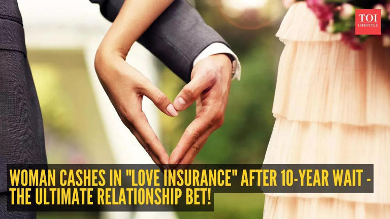 Woman cashes in love insurance after 10-year wait - The ultimate ...