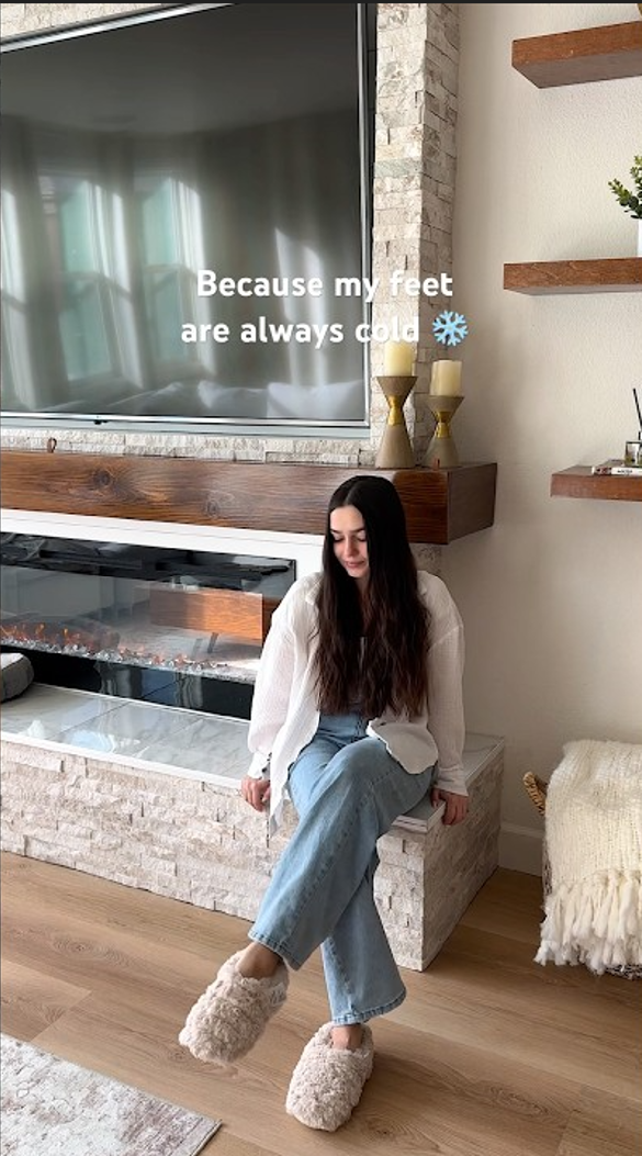 Microwavable slippers for cozy comfort