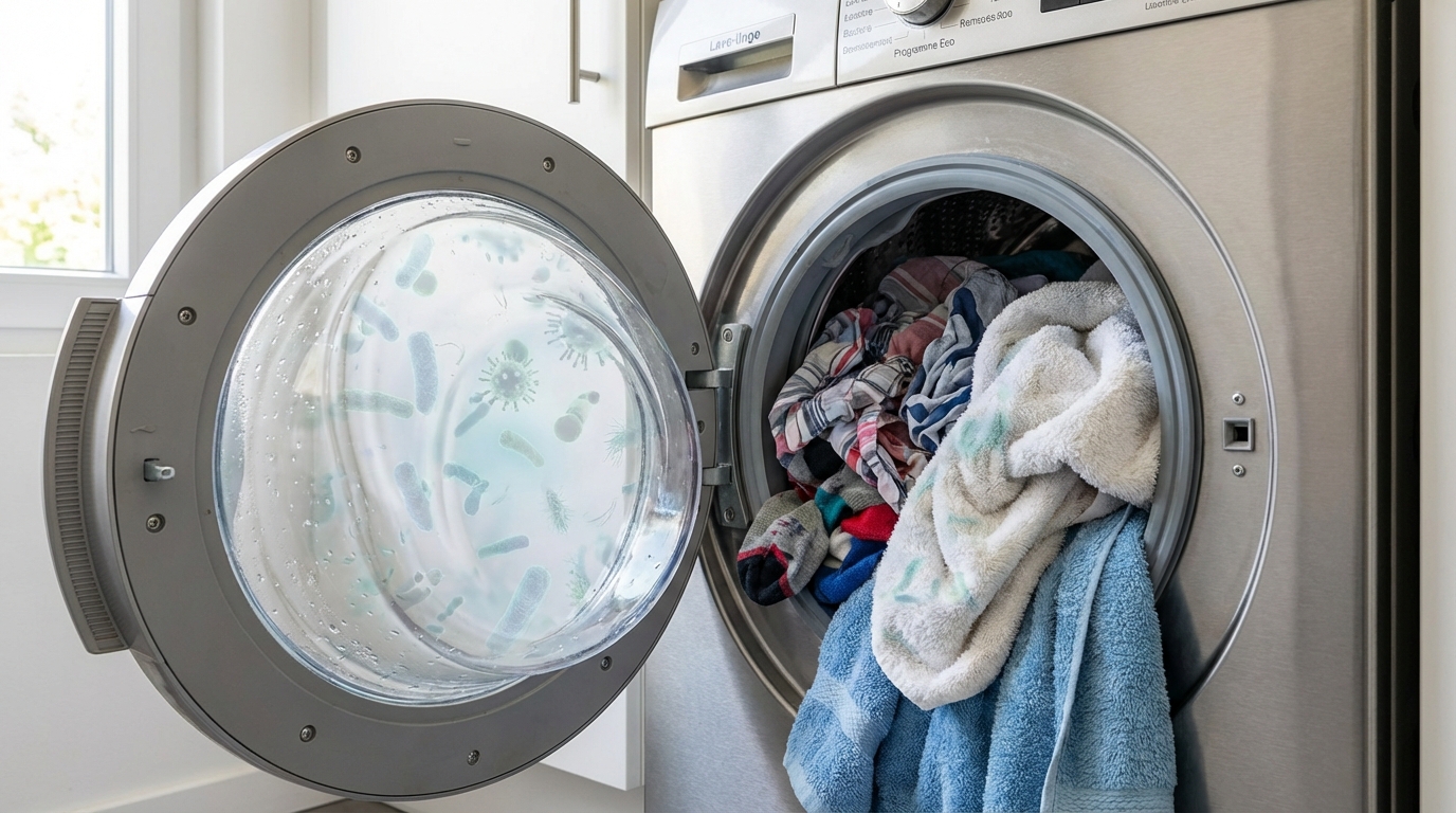 Serviettes et vêtements dans la même machine : cette erreur ruine votre ...