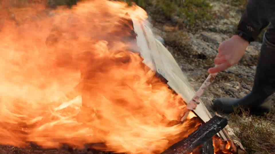 What’s inside this burning mystery box