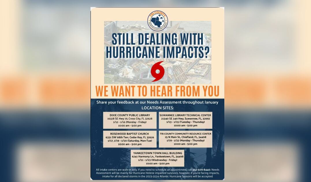 Tri-County Disaster Assistance Group offers aid to hurricane survivors