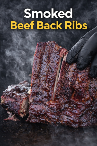 Smoked beef back ribs that fall apart
