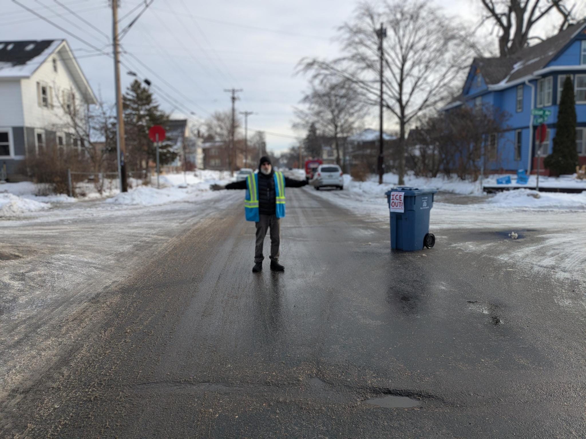 They film and monitor ICE