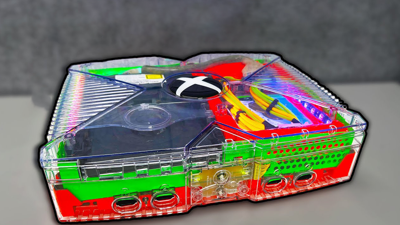 This custom Xbox is not legal...