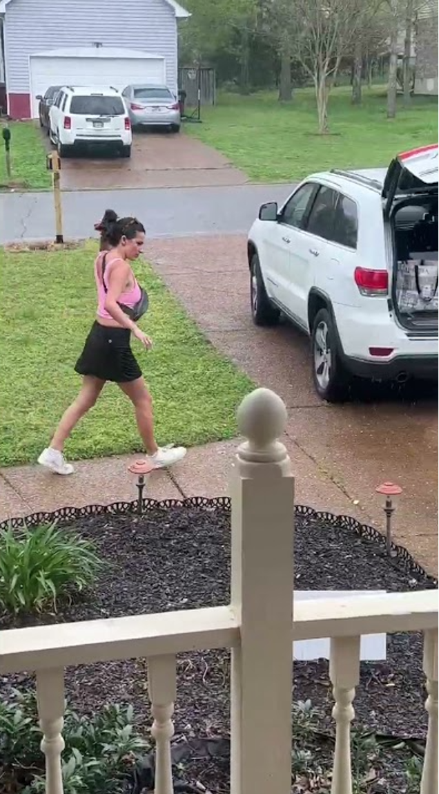 Not the trunk prank in the rain