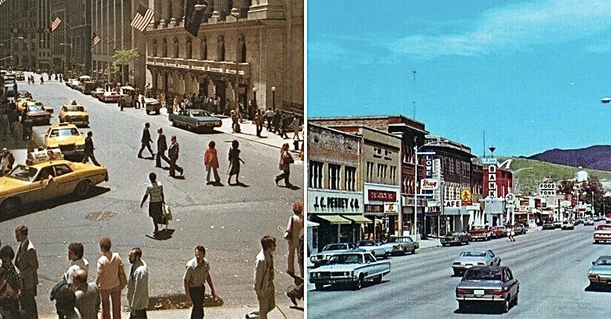 Candid photos showing all 50 states in the 1970s