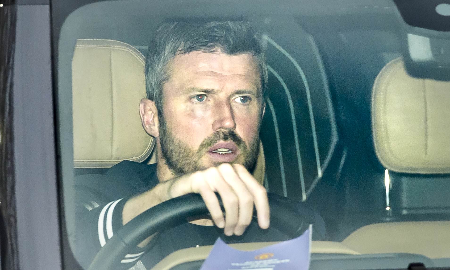 Michael Carrick arrives to start work as Man United interim boss - and ...