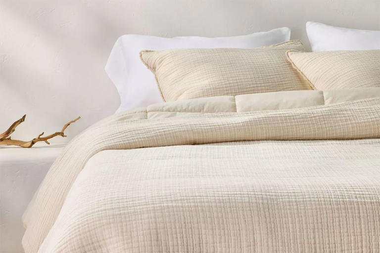 Target’s popular Casaluna bedding brand has luxuriously cozy comforters ...