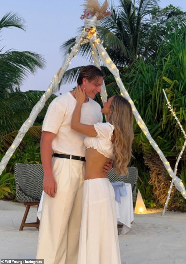 Love Island's Will Young and Jessie Wynter share sweet post-engagement ...
