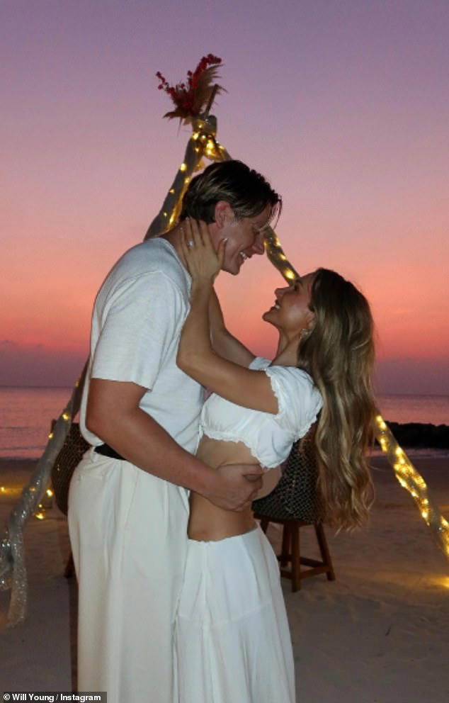 Love Island's Will Young and Jessie Wynter share sweet post-engagement ...
