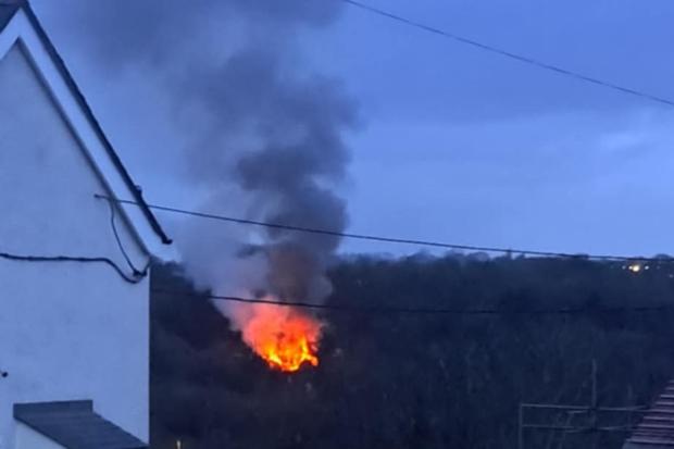 Fire and police investigate blaze at former Cefn-Y-Bedd care home