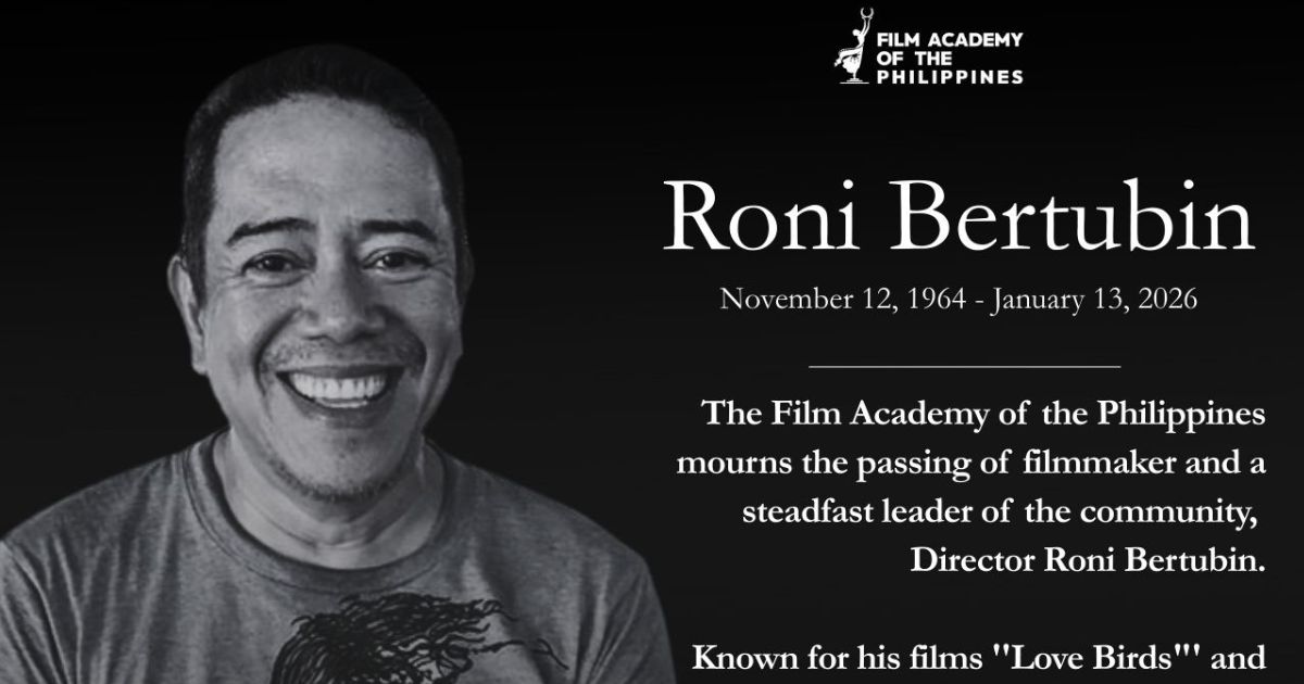 Filmmaker Roni Bertubin passes away